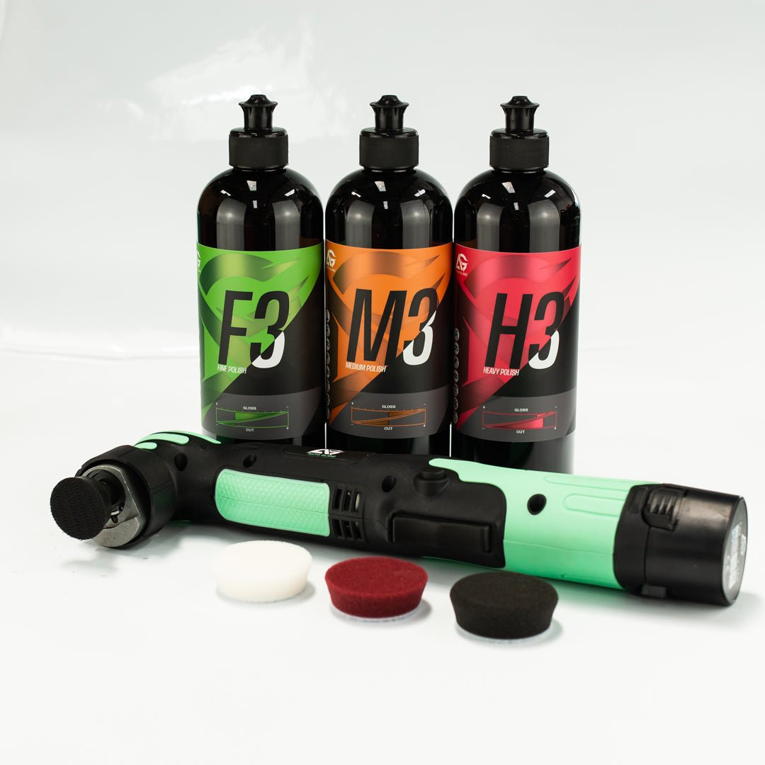 Nano Polisher + 3 x polishes including polishing pad – AutoGlanz AG Car ...